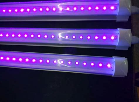 365nm 395nm Uv Light T8 Light 4ft Purple Uv Lamp 85 265v Integrated Led Uv Tube Light Buy Uv