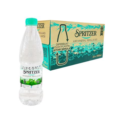 Buy Spritzer Mineral Water 24x550ml Carton For Only Rm269 Pasaraya