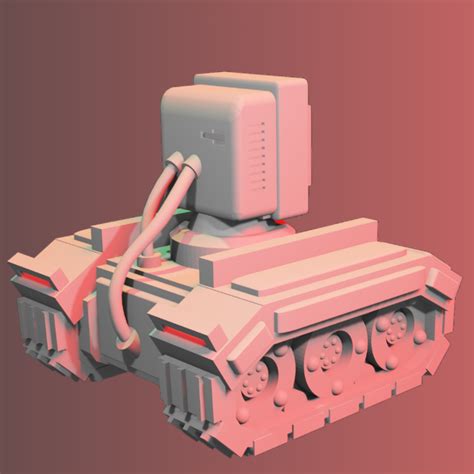 Stl File Cathode Ray Tank・3d Printing Design To Download・cults