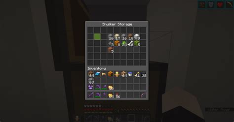 The Ui For My Shulker Box Storage R Redstone