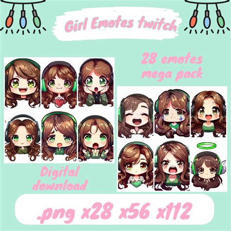 Twitch Emotes Discord Emotes Cute Emotesgirl Emotes Anime Emotes