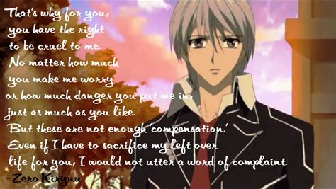 Quotes From Vampire Knight Zero Quotesgram