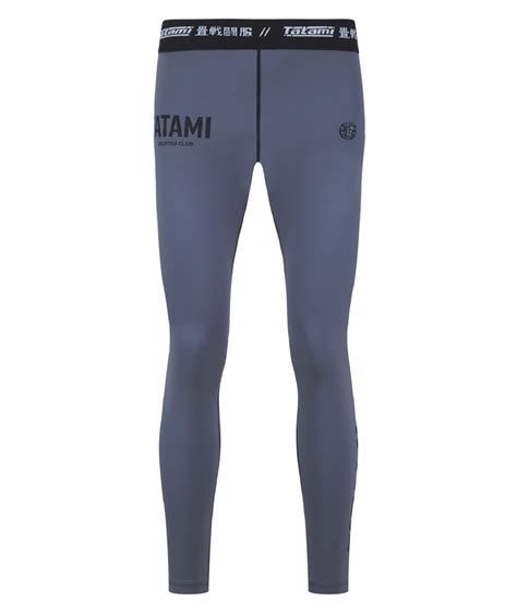 Jj Club Grappling Spats Grey Tatami Fightwear Australia