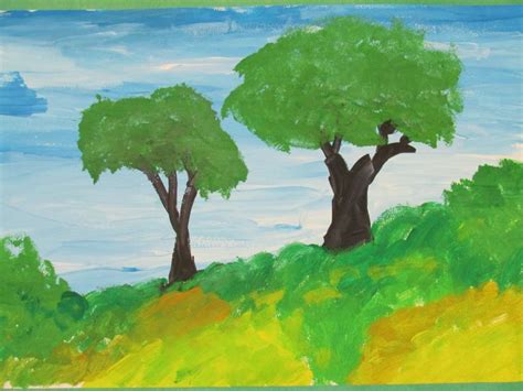 Rd Grade Landscape Painting