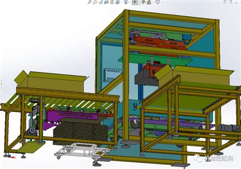 【非标数模】装箱设备装箱机3d数模图纸 Solidworks设计 Solidworks 仿真秀干货文章