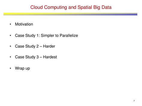 Ppt Spatial Big Data Challenges Intersecting Cloud Computing And