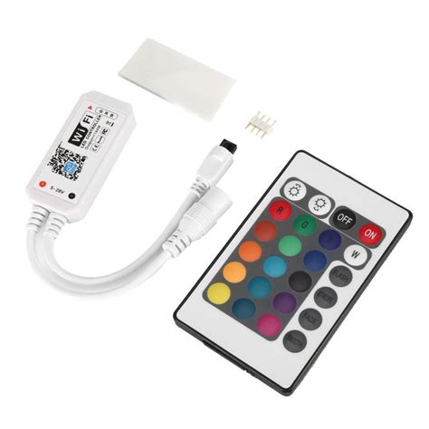 WiFi LED Controller With Remote Control DC5 24V For RGB Strip By Smart Phone APP Control Daraz Pk