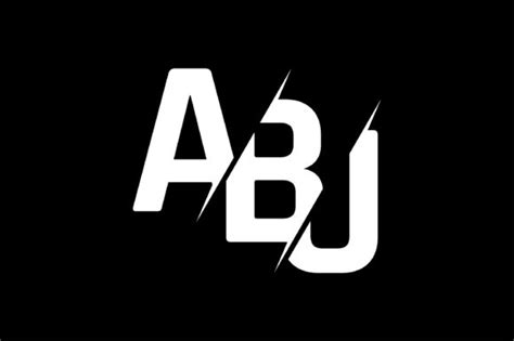 Monogram Abj Logo Design Graphic By Greenlines Studios · Creative Fabrica