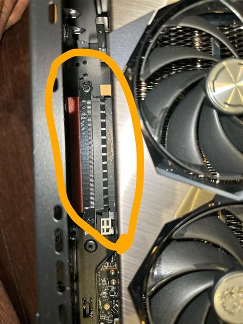 Quick Help Msi 4080 Gpu Is Not Sliding Into The Bracket Completely R Sffpc