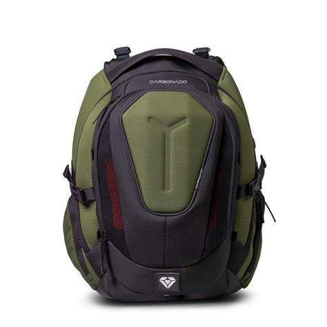 Carbonado Gaming Green Back Pack 35 L Motoblazer