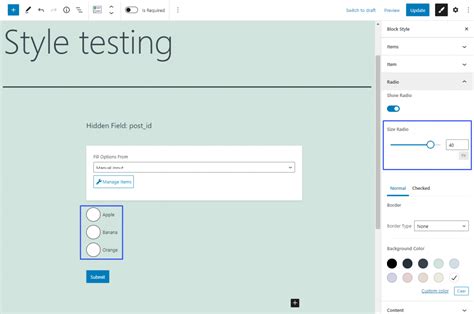 Jetformbuilder Size Checkboxradio Overview Crocoblock