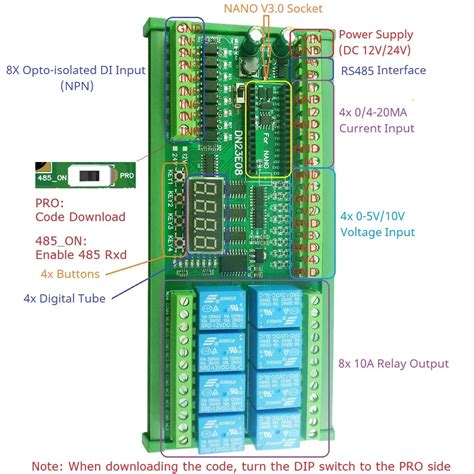 DN E V AI DI DO Multifunction IO Expanding Module For ARDUINO