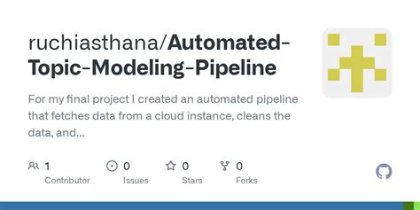 Github Ruchiasthanaautomated Topic Modeling Pipeline For My Final