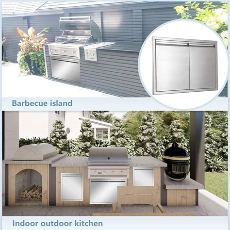Outdoor Kitchen Cabinet Outdoor Kitchen Stainless Steel Double Drawers