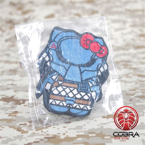 Predator Kitty Superhero And Villains Embroidered Cosplay Patch With Velcro