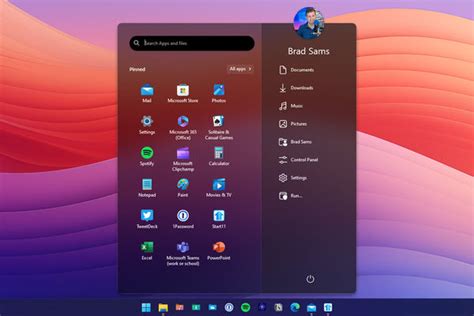 enhanced start menu customization options with start11 v2 for windows