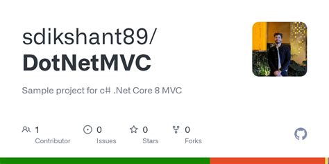 Github Sdikshant89dotnetmvc Sample Project For C Net Core 8 Mvc