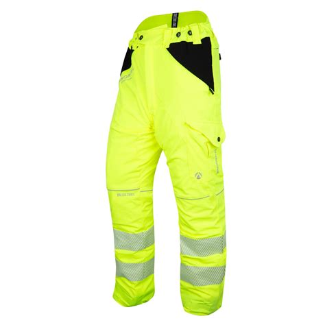Arbortec Breatheflex Chainsaw Trousers Class 1 Yellow Design A