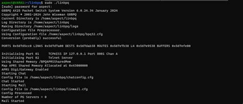 install and configure linbpq bbs packet node on debian ubuntu and