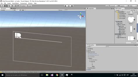 I Have A Visible UI On The Scene That Is Not Showing On The Game View Unity Engine Unity