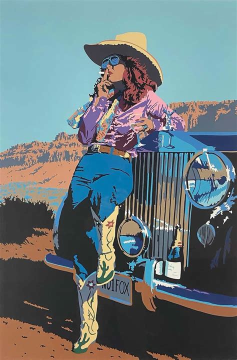 Pop Art Figurative Prints 1 467 For Sale At 1stdibs Page 7 Western Pop Art Cowgirl Art