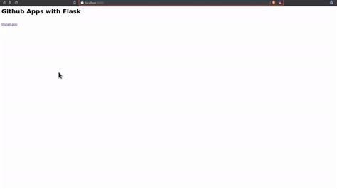 Michael Abrahamsen Github Apps Creating And Installing An App With Flask
