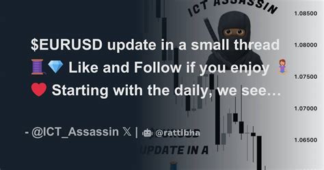 Eurusd Update In A Small Thread 🧵💎 Like And Follow If You Enjoy 🧘🏽‍♀️