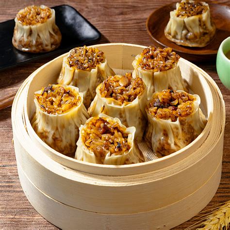 三阳南货早餐组合鲜肉小笼三丁糯米烧麦烧卖
