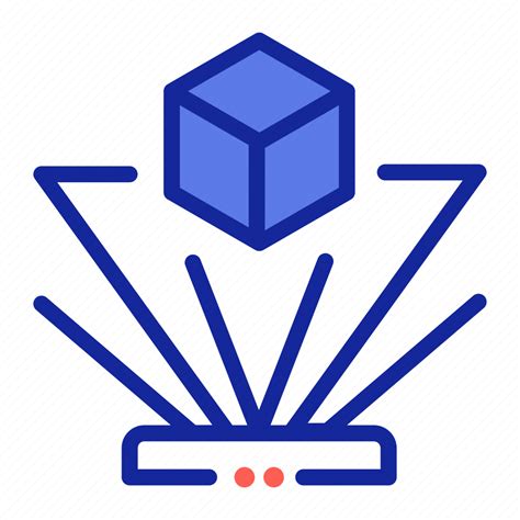 Hologram Cube Futuristic Vr Icon Download On Iconfinder