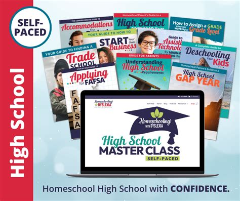 High School Success Master Class Self Paced Homeschooling With Dyslexia