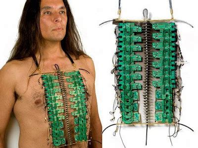 Creative Costumes With Circuit Board Parts Pics Curious Funny Photos Pictures