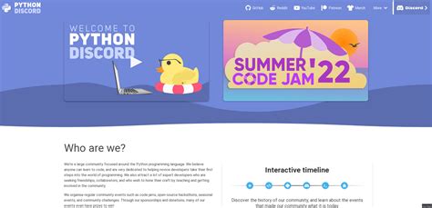 Add A More Centered Invite Link Issue Python Discord Site GitHub
