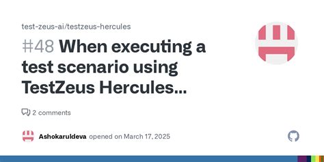 When Executing A Test Scenario Using Testzeus Hercules V0040 The