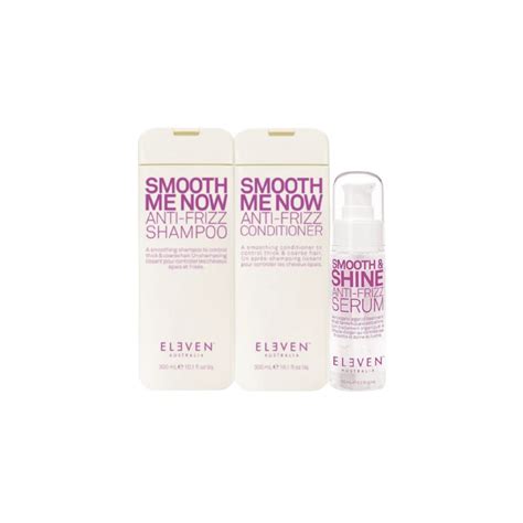 Eleven Australia Smooth Me Now Trio Shampoo Conditioner Anti