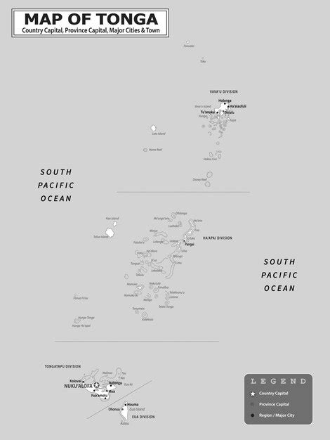 Mapa De Tongatapu En Maps Vavau Islands Tonga South Pacific