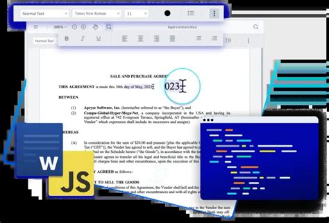 Webviewer Javascript Docx Editor Sdk Apryse