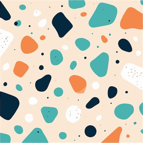 Premium Vector Colorful Terrazzo Pattern Design