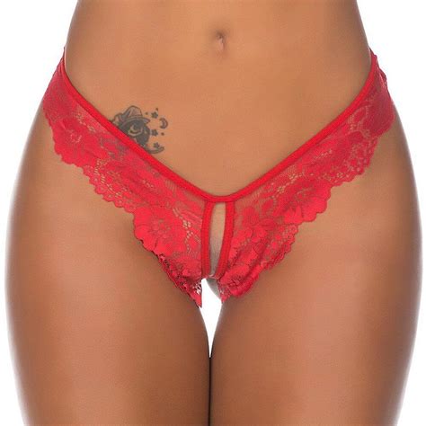 Fio Dental Er Tika Cor Vermelha Tulipa Sex Shop Loja Sexy Shop