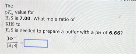 Solved A Buffer Solution Made From Hno2 And Nano2 Has A Ph