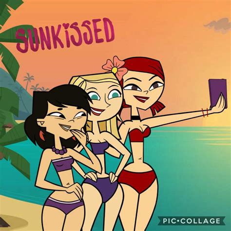 Skyzoeyand Samey ~ Selfie At The Beach Total Drama Official Amino