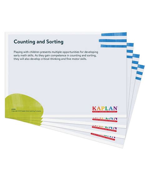 Kaplan Early Learning Counting And Sorting Learning Kit Bilingual