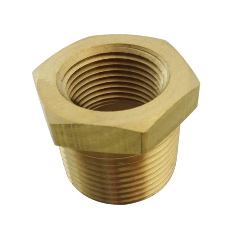 12 Npt Male X 38 Npt Female Brass Bushing Reducer