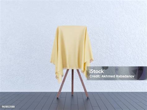 나무 바닥 그리고 밝은 배경 또는 프레 젠 테이 션 행사를 여는 전시회에 대 한 예술 개념 3 차원 일러스트 레이 션 0명에 대한 스톡 사진 및 기타 이미지 Istock