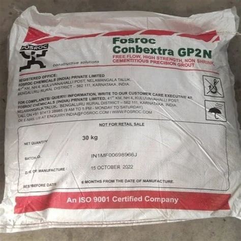 Fosroc Conbextra Gp2 Non Shrink Grout Packaging Size 10kg Powder At ₹ 16 Kg In Mohali