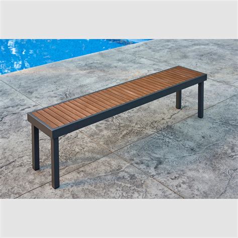 Outdoor Greatroom Kenwood Long Bench Patio Furniture