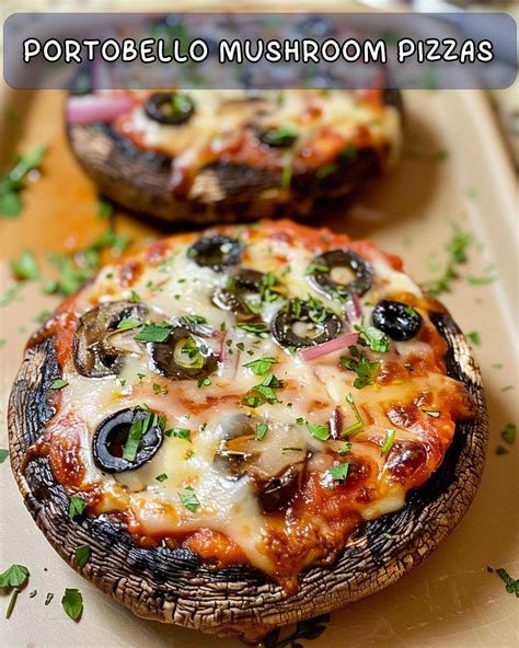 Portobello Mushroom Pizza Recipe Foodyhealthylife