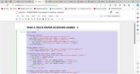 Hafsa Siddiqua On Linkedin Python Coding Rockpaperscissors Gamedev