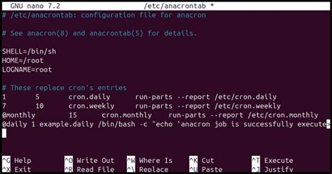 Anacron Command In Linux
