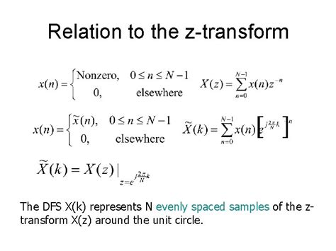Fast Fourier Transform Fft Algorithms Relation To The