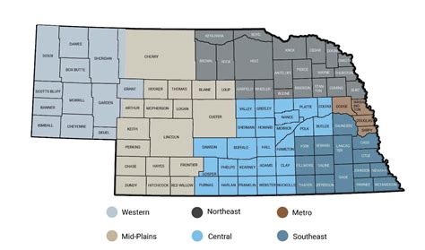 Nebraska On The Us Map A Friendly Guide